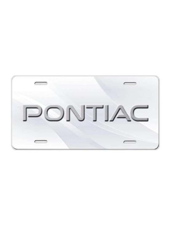 Accents | Pontiac Inspired Art On Silver And White Aluminum Vanity ...